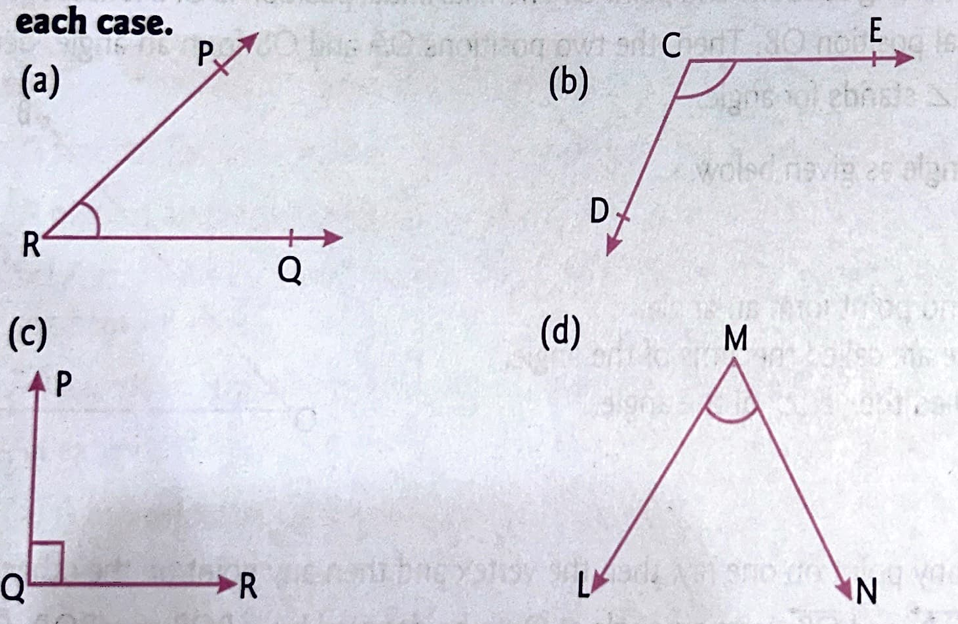 Concept of Angles Class 5 - Summary & Extra Questions